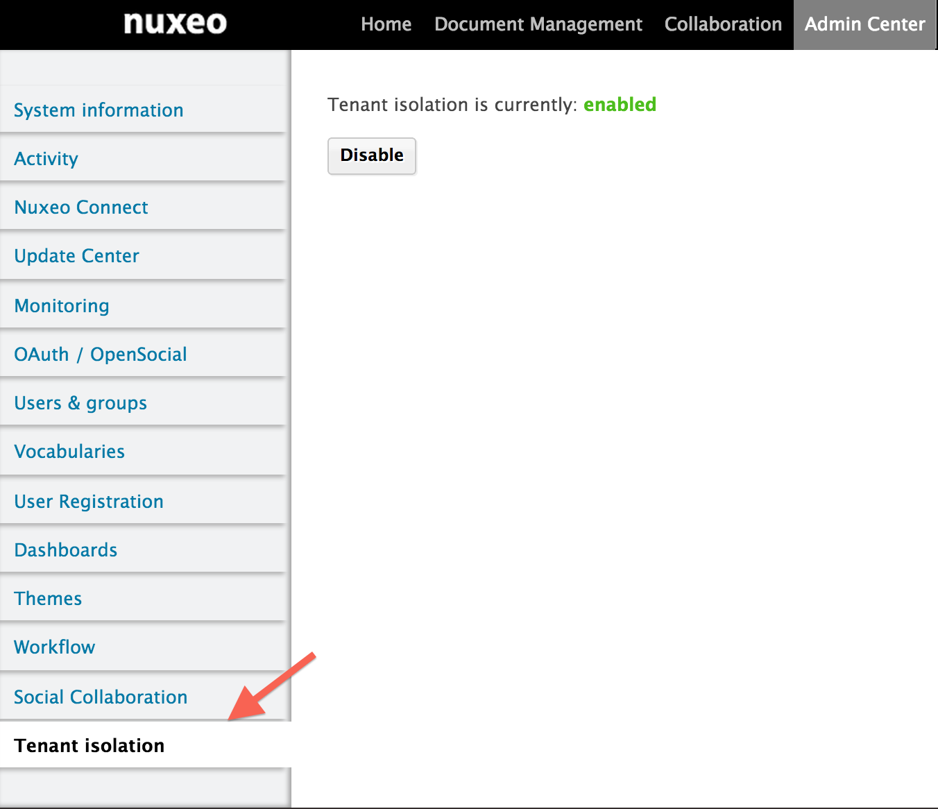 Nuxeo Multi Tenant